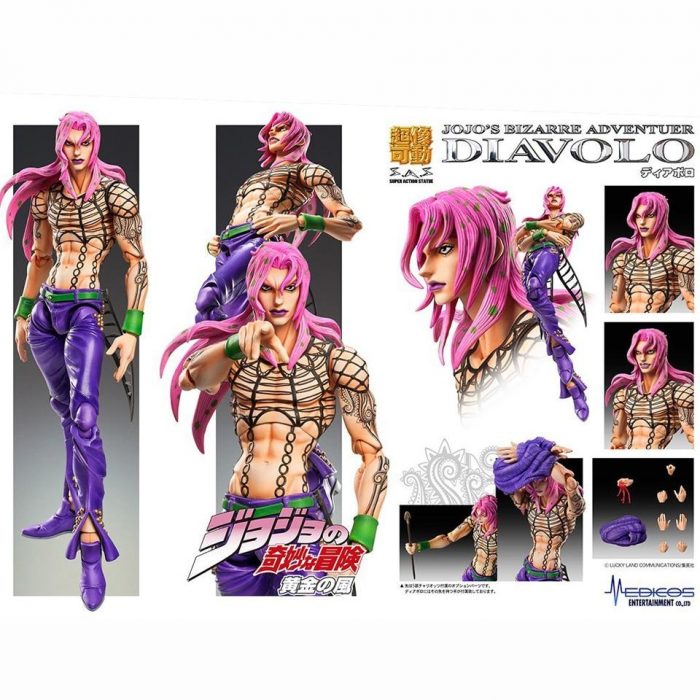 JoJo's Bizarre Adventure Golden Wind Boss Diavolo King Crimson PVC ...