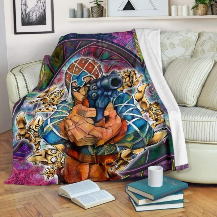 Guido Mista Six Bullets Jojo's Bizarre Adventure Blanket - JJBA Store